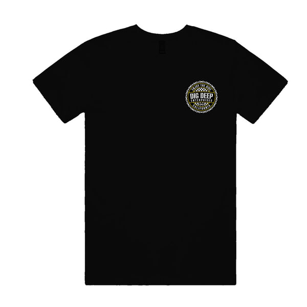 CHAIN LINK TEE - BLACK – Dig Deep Enterprises